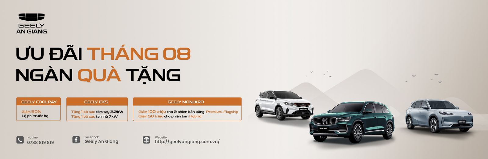 Bán xe Geely Monjaro Phiên bản hev - màu bạc 2025