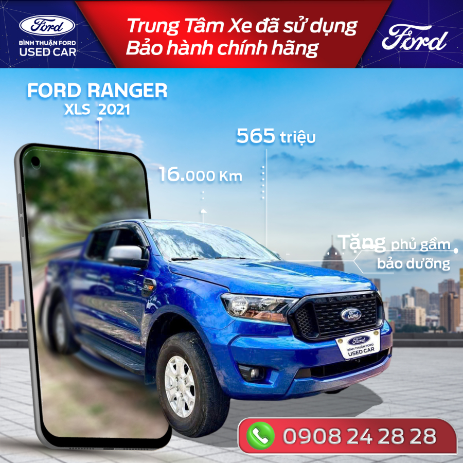 Bán xe Ford Ranger Xls at 2021 - 16.000km