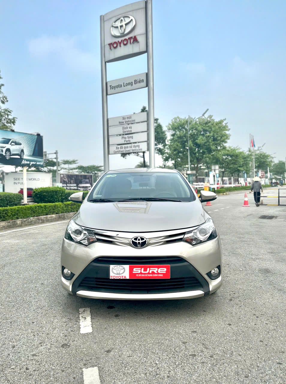 Bán xe Toyota Vios G 2018 màu nâu vàng - 78.000 km